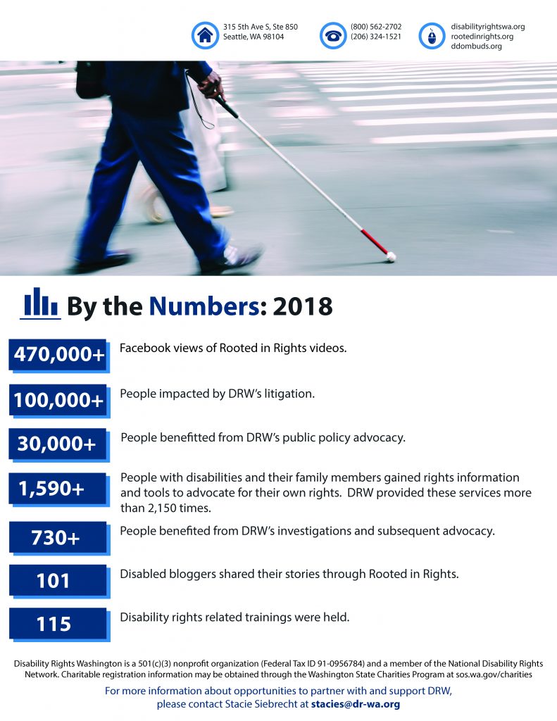 Fact Sheet 2019 2 - Disability Rights Washington